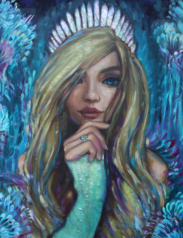 "Crystal Crown" 14" x 11" – Lindsay Rapp Gallery